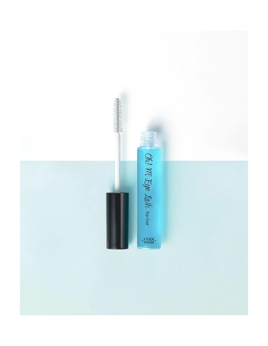 ETUDE Oh My Lash #1 Top Coat - Transparent Layered Coat that Protects your Mascara for Perfect Eyelashes