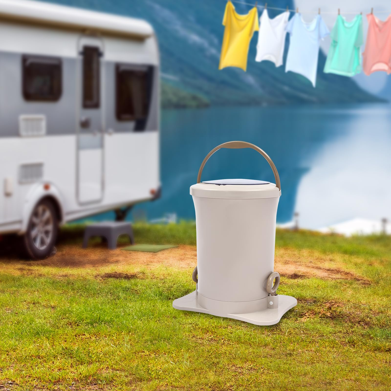 simimasen Dehydrator Manual Clothes Dehydrator Washers Clothes Dryer Portable Clothes Washing Machines For Camping Traveling Hotel