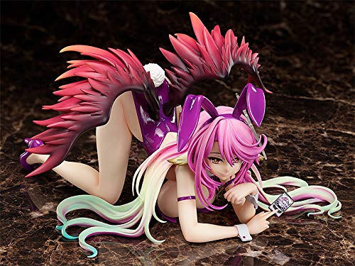 FREEing No Game No Life -Zero-: Jibril (Bare Leg Bunny Version Great War Edition) 1:4 Scale PVC Figure, Multicolor