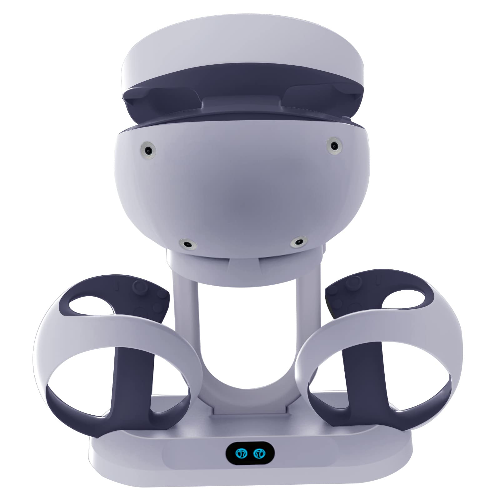 Handle Charging Base for PS VR2 Controller Charging Stand with Storage Glasses Holder for PSVR2 Controller Charging Dock Game Accessories