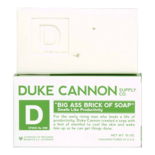 Duke Cannon Supply Co. Tactical Scrubber + Soap On A Rope (Productivity, 2 Piece Set)