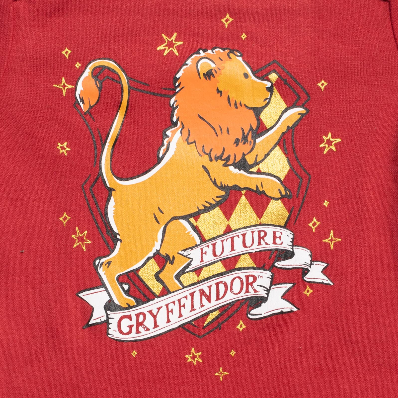 Harry Potter Gryffindor Slytherin Ravenclaw Infant Baby Boys 4 Pack Bodysuits Red/Gray/Yellow/Blue 18 Months
