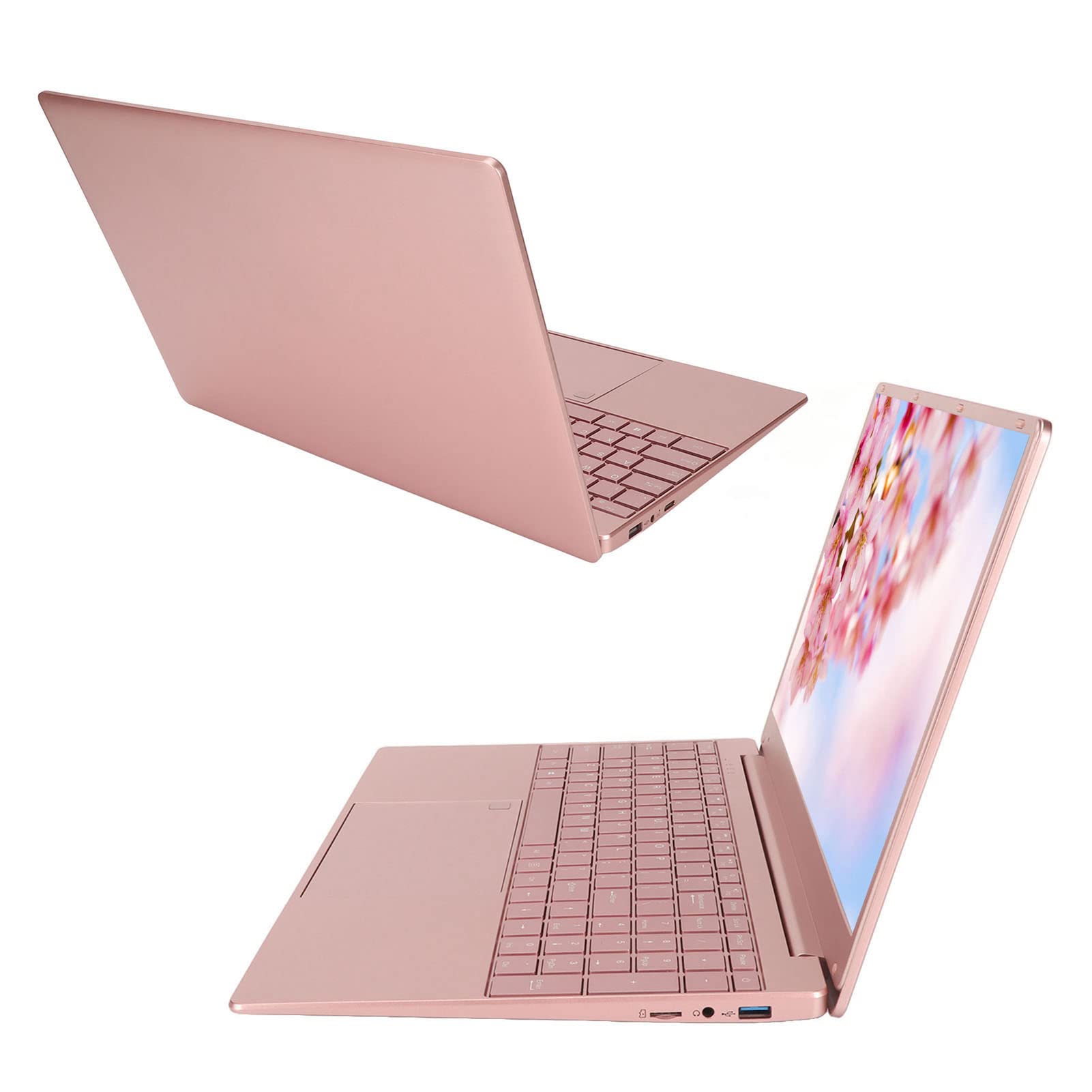 FOTABPYTI Laptop Computer, Fingerprint Reader IPS Display 15.6 Inch Business Laptop for Gaming (16+256G US Plug)
