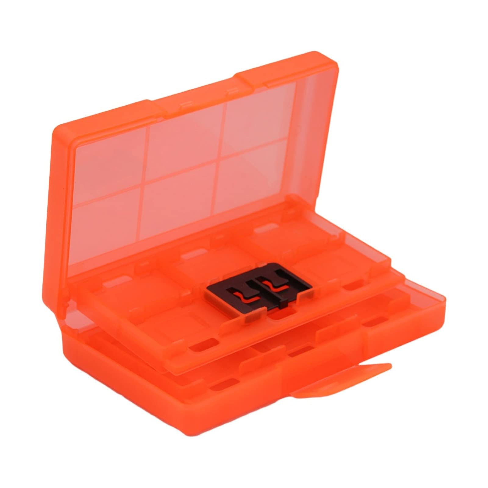 giveyoulucky24 in1 Game Cassette Storage Box Container Card Case for Nintendo Console Switch - Black