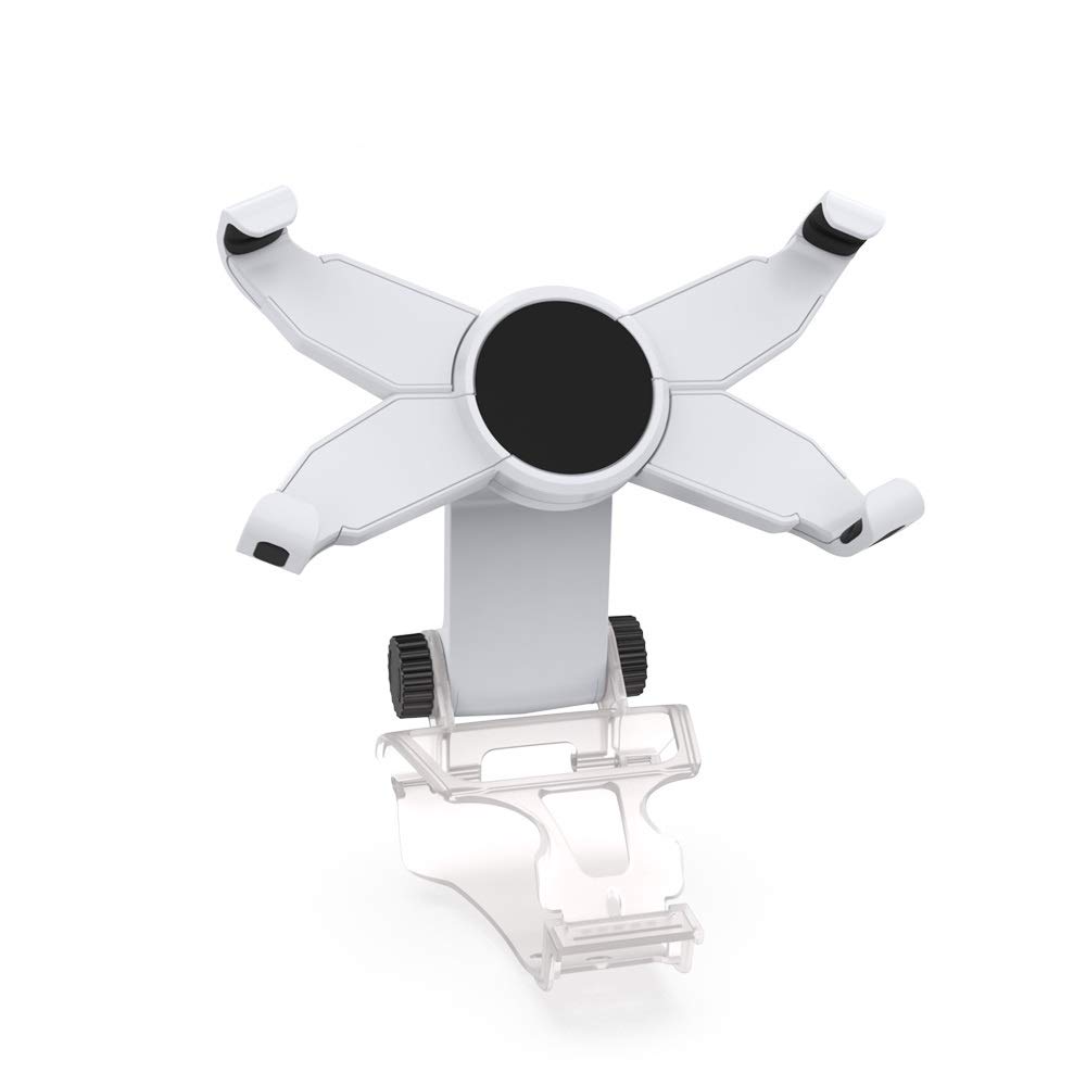 ECHZOVE PS5 Controller Phone Clip, PS5 Controller Mobile Phone Mount Adjustable Phone Holder Clamp for PS5 Controllers - White