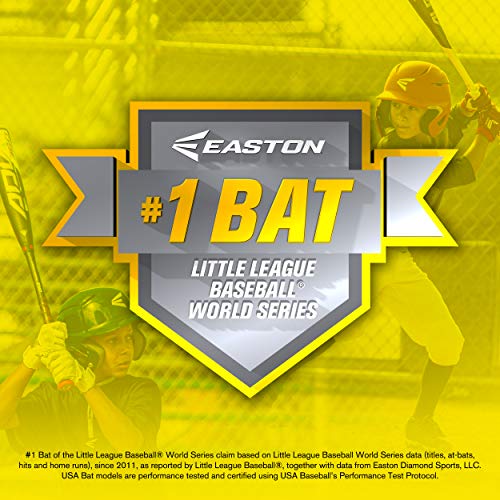 EASTON ADV1 360 -12 USA Youth Baseball Bat, 2 5/8 in Barrel, 28 in / 16 oz, 2021, 1 Piece Composite, Launch Comp 360 Barrel Design, Carbon Zero Vibration Handle, Power Boost, Lizard Skin Grip