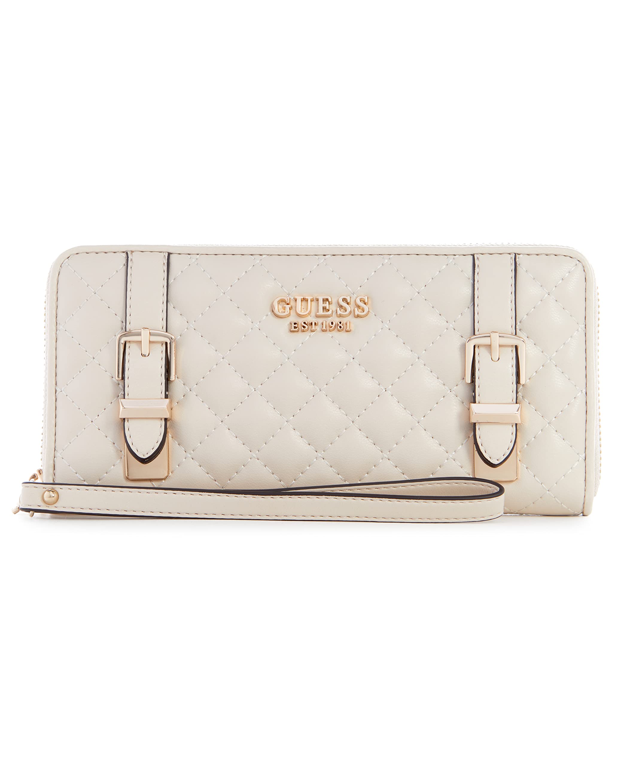 GUESS Adam Large Zip Around Wallet, Stone