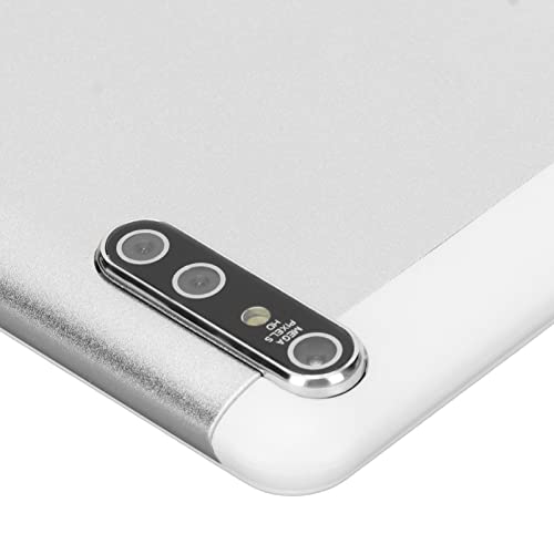 HD Tablet Silver Tablet IPS Display 100240V 13MP Camera Octa Core 2.5GHz CPU for Home (US Plug)