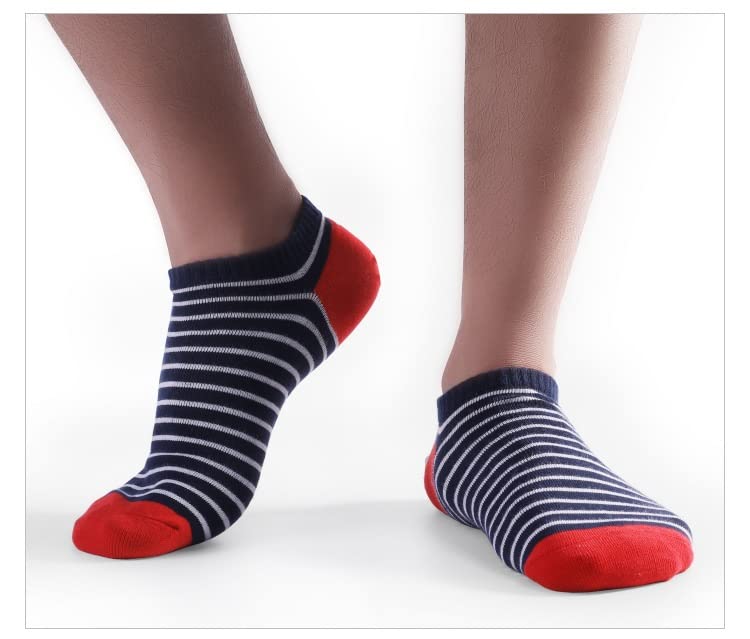 GPPZM 5 Pairs Men's Socks Summer Large Size Breathable Socks Cotton Shallow Mouth low-top Male Socks