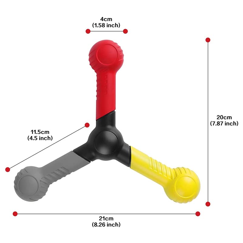Hand Eye Coordination Trainer, Reaction Training Bar, Outdoor Reaction Speed Training Tool Set, Improve Reflex Agility and Focus for Sports Exercise