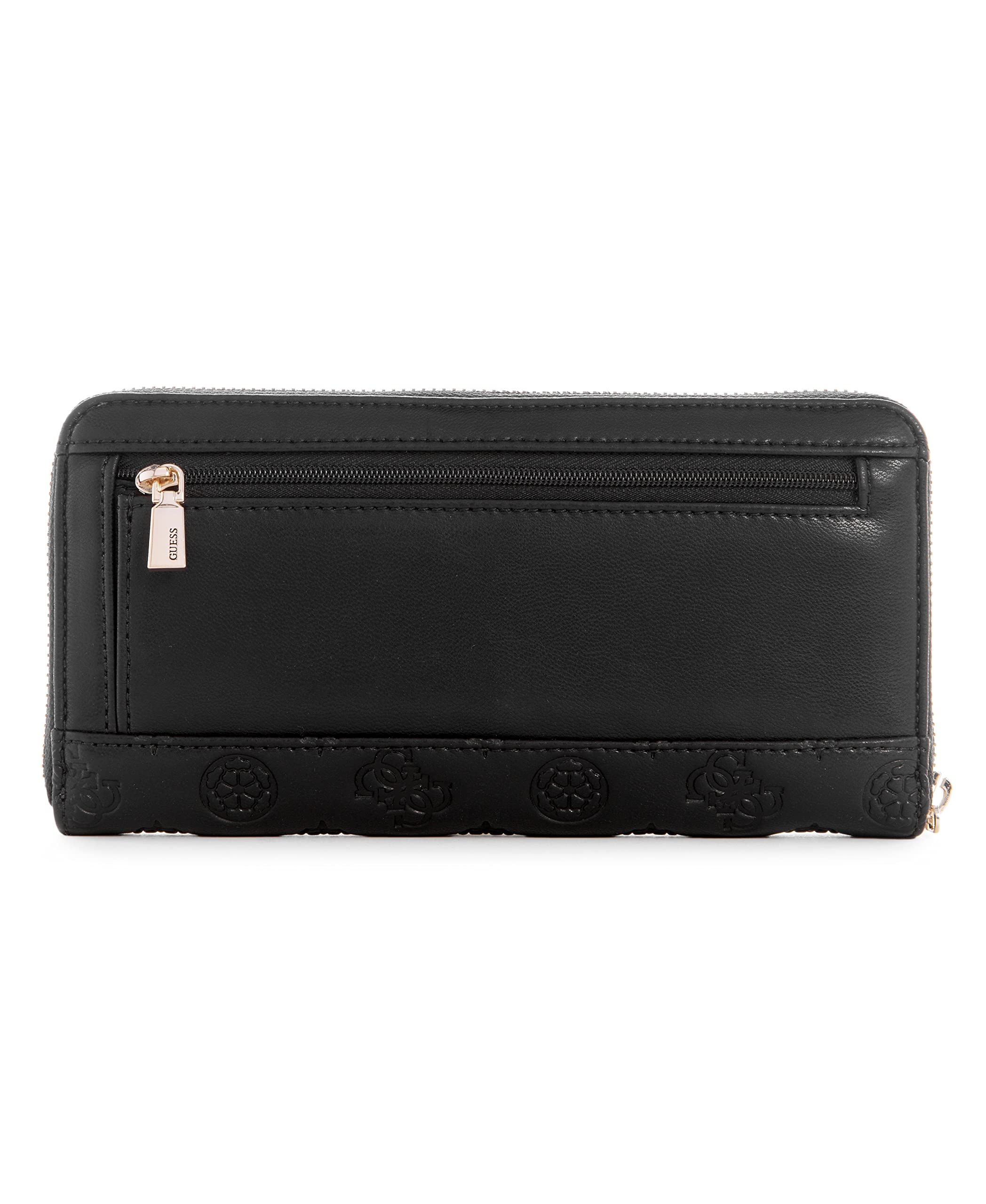 GUESS La Femme Large Zip Around Wallet, Black