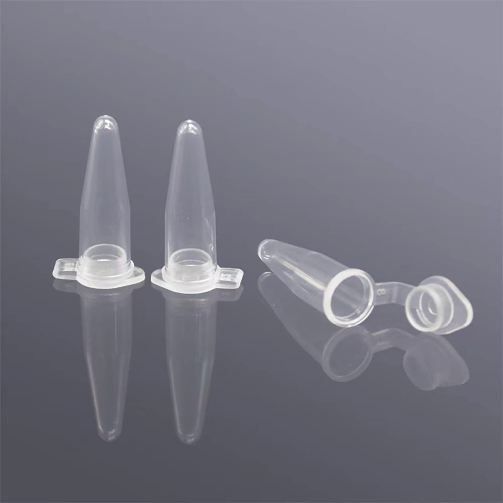 PCR Tubes - 0.2ml PCR Tube with Flat Caps, Ultra Thin Wall, DNase/RNase Free,Pack of 1000