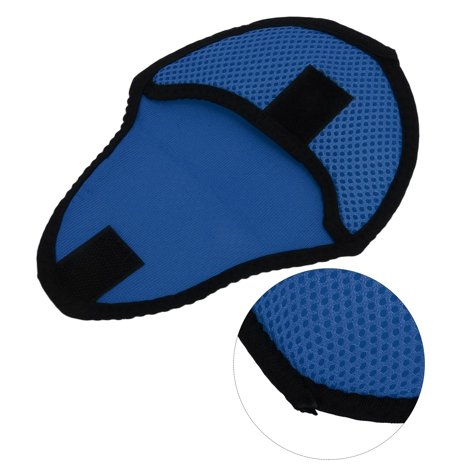 Headcover Protector Bag, Washable Woven Compact Durable Mallet Putter Protector Bag with Fastening Tape for Protecting Club(Blue)
