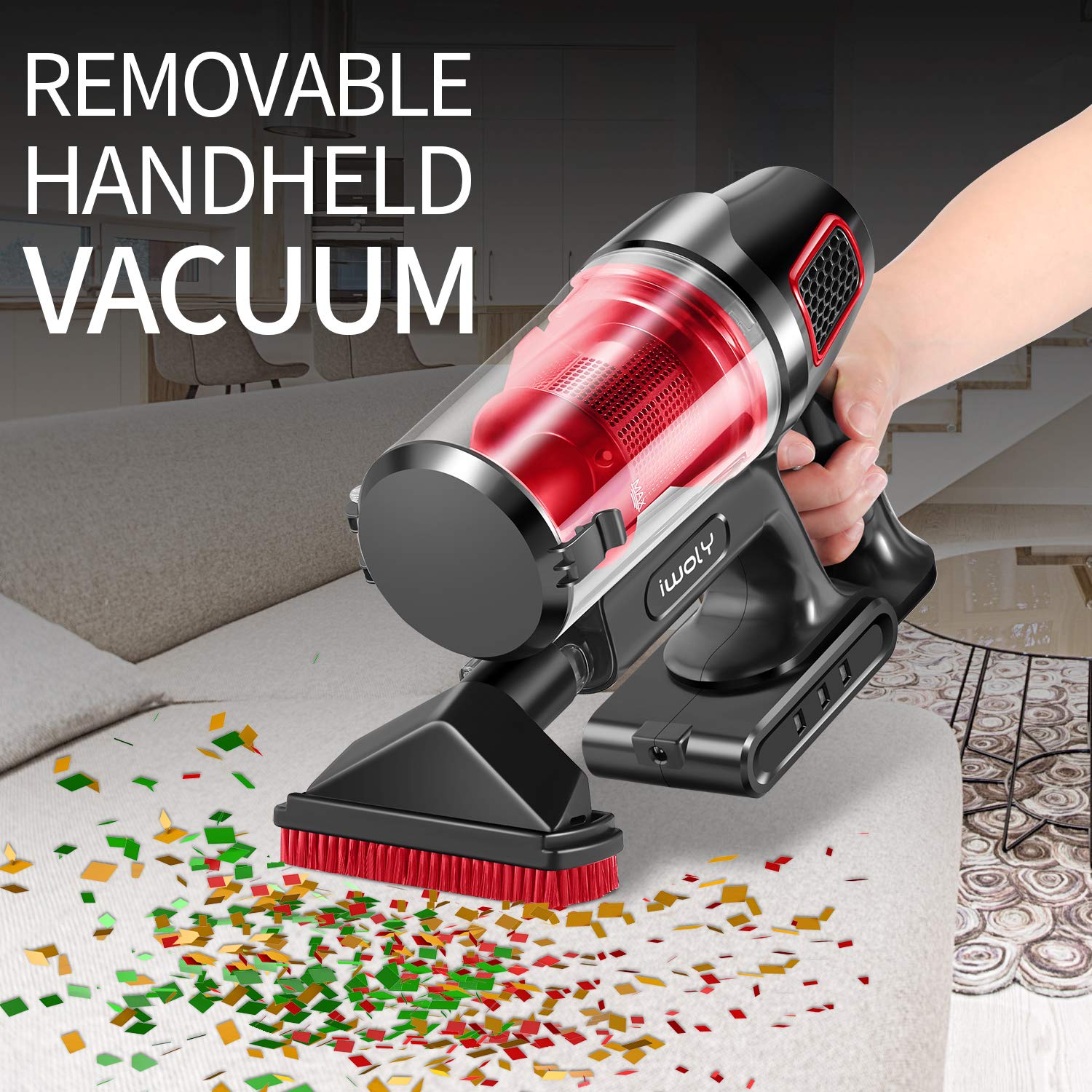 Generic Brands Cordless Vacuum 2 in 1 Powerful Suction Stick Handheld Vacuum Cleaner for Home Hard Floor