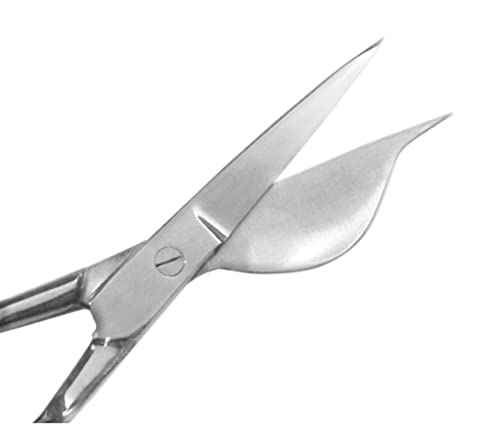 Havels Pointed Duckbill Applique Double Curve Scissors, White
