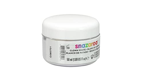 Snazaroo Face and Body Paint, Clown White, 50ml