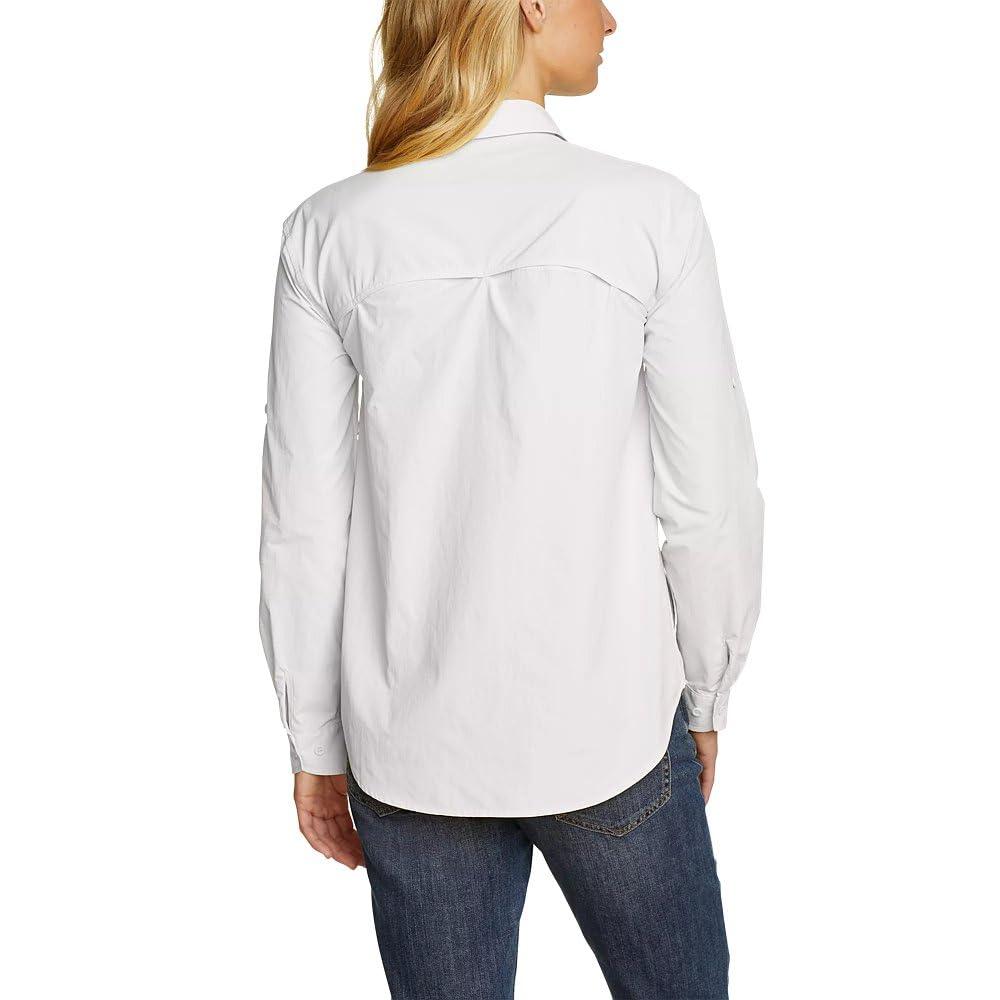 Eddie Bauer Women's Adventurer Pro Field Shirt, Dusted Indigo, Large