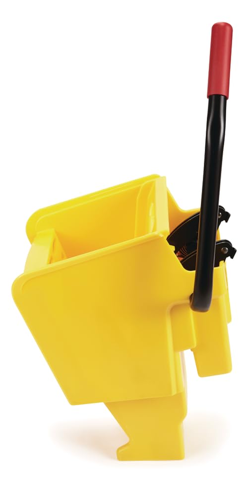 Rubbermaid Commercial Products Side-Press Replacement Wringer for WaveBrake 2.0 Mopping Buckets, Yellow, Heavy Duty Cleaning for Professional/Janitorial Use