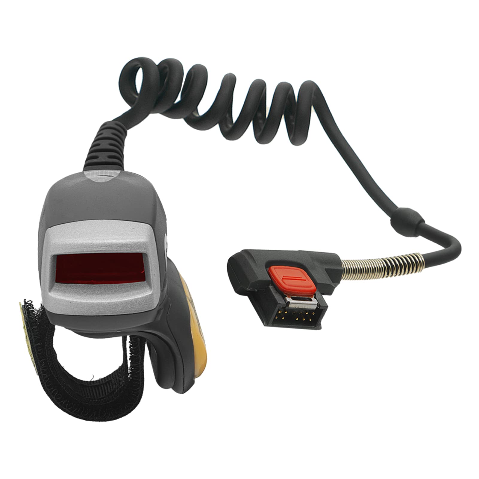 RS419 Ring Scanner for Symbol Zebra WT41N0 WT4090, RS419-HP2000FSR Wearable Ring Barcode Scanner Reader,1D Laser,Cable to ARM Mounted Unit