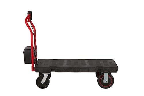 Rubbermaid Commercial Products Platform Truck Motorized Kit, Medium Size, 24"x48", for Moving Heavy Loads in Industrial/Commercial/Warehouse Environments