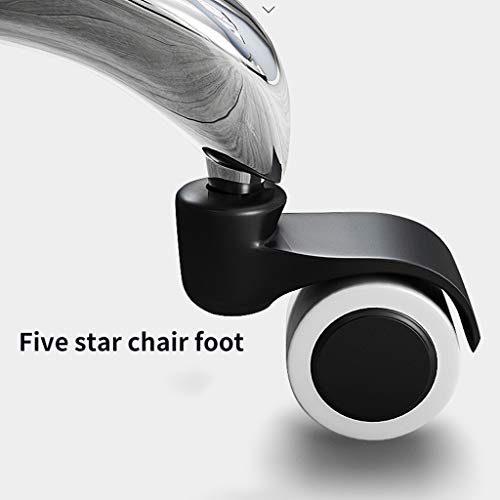 Fubas- Liftable Computer Chair, Home Rotating Office Chair, Modern Leisure Furniture, PU Anti-Skid Casters Kitchen Dining Desk Chairs (Multicolor Optional)