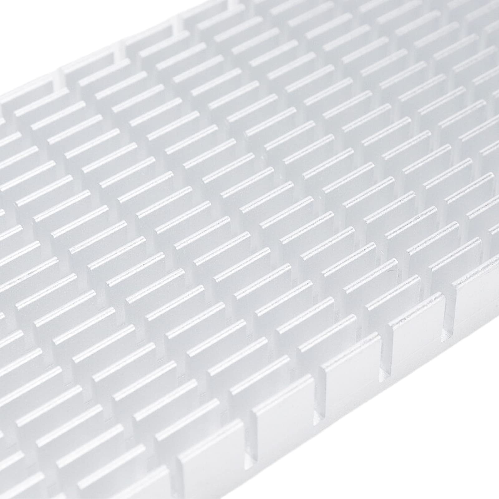 LC LICTOP Aluminum Heat Sink Silver Tone Heatsink Module Cooler Fin Heat Radiator Board Cooling for Amplifier Transistor Semiconductor Devices (150x70x11mm)