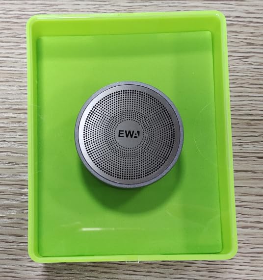 EWA A109mini Bluetooth Speaker with bass Radiator, Enhanced Impactive Bass, Portable Loud Speaker, Perfect Travel Wireless Speaker for Home, Hiking and More (Gray)
