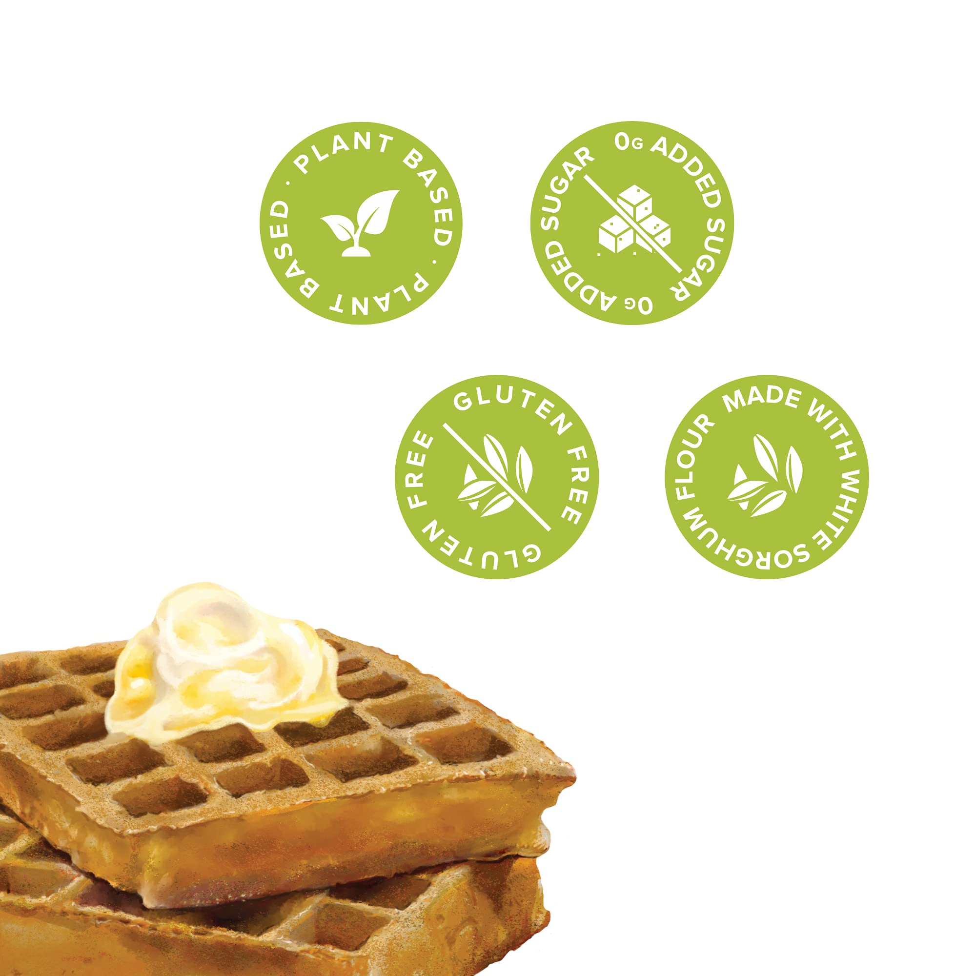 Gundry MD Homestyle Lectin-Free Sorghum Waffle Mix, 16 Ounce