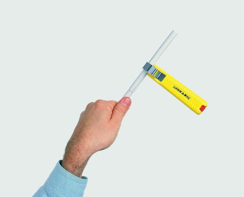 Jokari 10160 Secura Cable Stripping Knife for All Standard Round Cables, No. 16, 13.2cm L x 2.9cm W x 3.5cm H