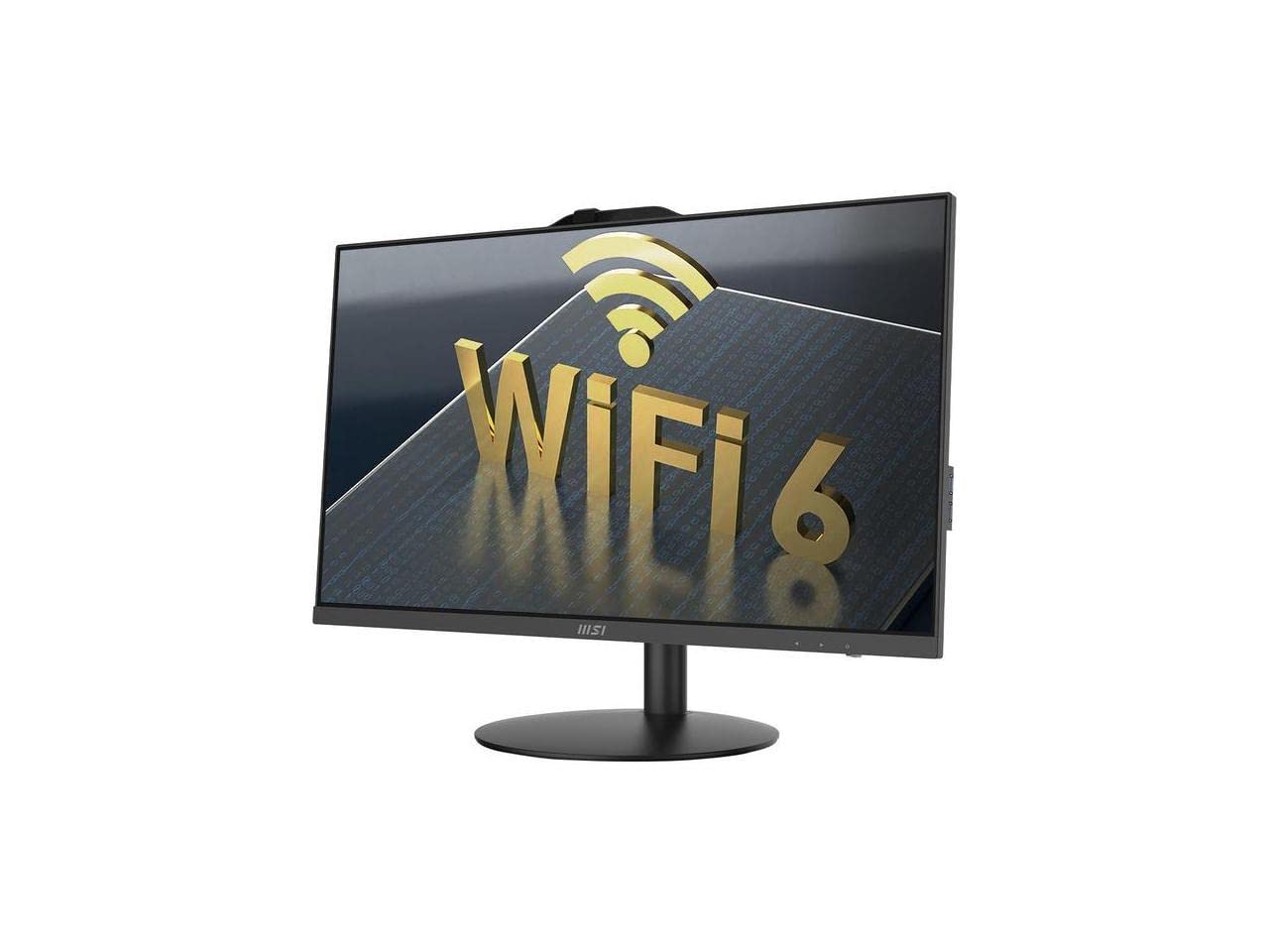 MSI PRO AP272 AIO Desktop, 27" FHD IPS-Grade LED, Intel Core i5-12400, 16GB(8GB*2) Memory, 500GB SSD, WiFi 6, BT 5.1, Black, 3-YR Warranty, Windows 11 Pro (12M-092US)