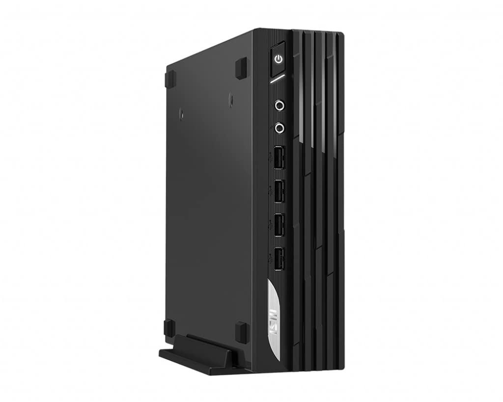 MSI PRO DP21 (MFF) Desktop, Intel Core i5-12400, UHD 730, 8GB' Memory, 500GB SSD, WiFi 6, Windows 11 Home (12M-417US),Black