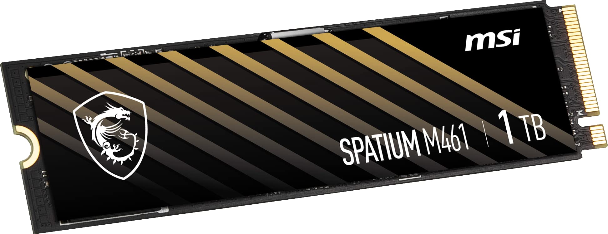 MSI SPATIUM M461 PCIe 4.0 NVMe M.2 1TB Internal SSD PCIe Gen4 NVMe