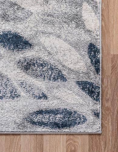 Rugs.com Charleston Collection Rug β 8' x 10' Gray Low-Pile Rug Perfect for Living Rooms, Large Dining Rooms, Open Floorplans