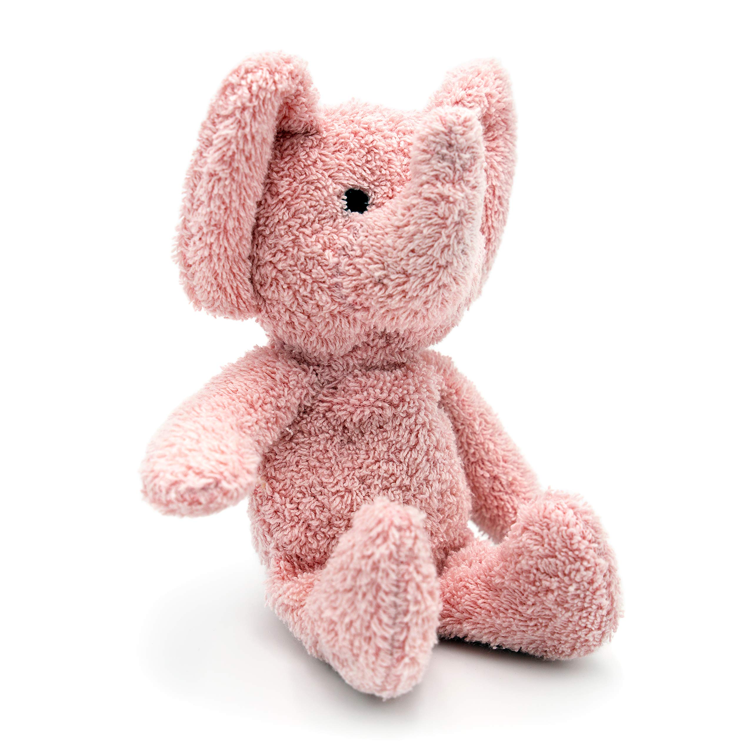 Thermal-Aid Zoo - Mini Microwavable Stuffed Animal - Plush Toy and Hot Cold Pack - Tiny The Elephant - 3.15 x 2.6 x 9.3 in