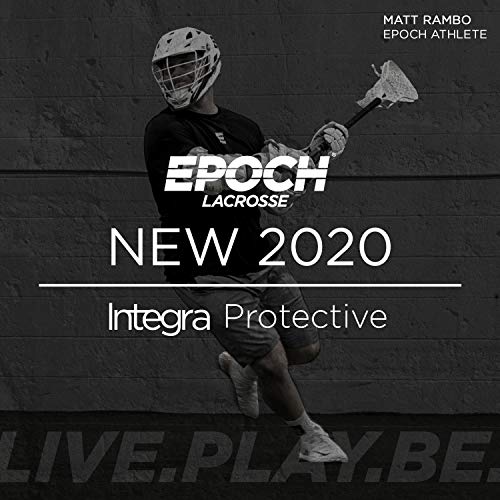 Epoch Integra Pro Lacrosse Gloves for Goalies with Dual-Density Foam and Adjustable Wrist, 12", Medium, Grey