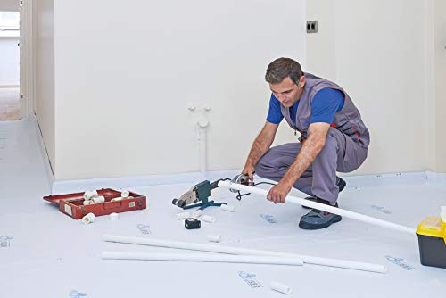 KORUSER Temporary Floor Protection 36ββ x 100β - Anti Slip, Easily Applied Save Your Time - 100% Paint Proof β Reusable Material,Coverage of 300 sqft!