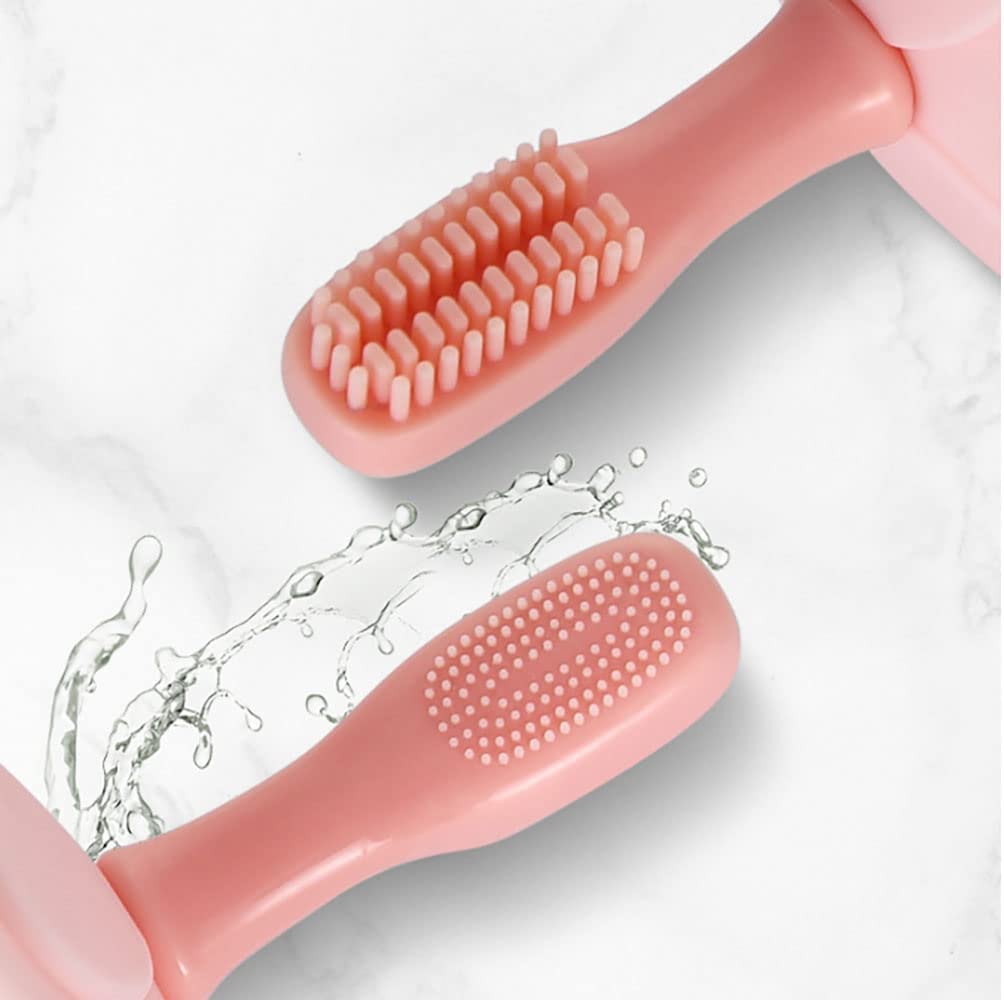 Yamadura Toddler Training Toothbrush,That Gently Clean and Stimulate Your Little One's Gums and Teeth,Made from 100% Food Grade Silicone (Green)