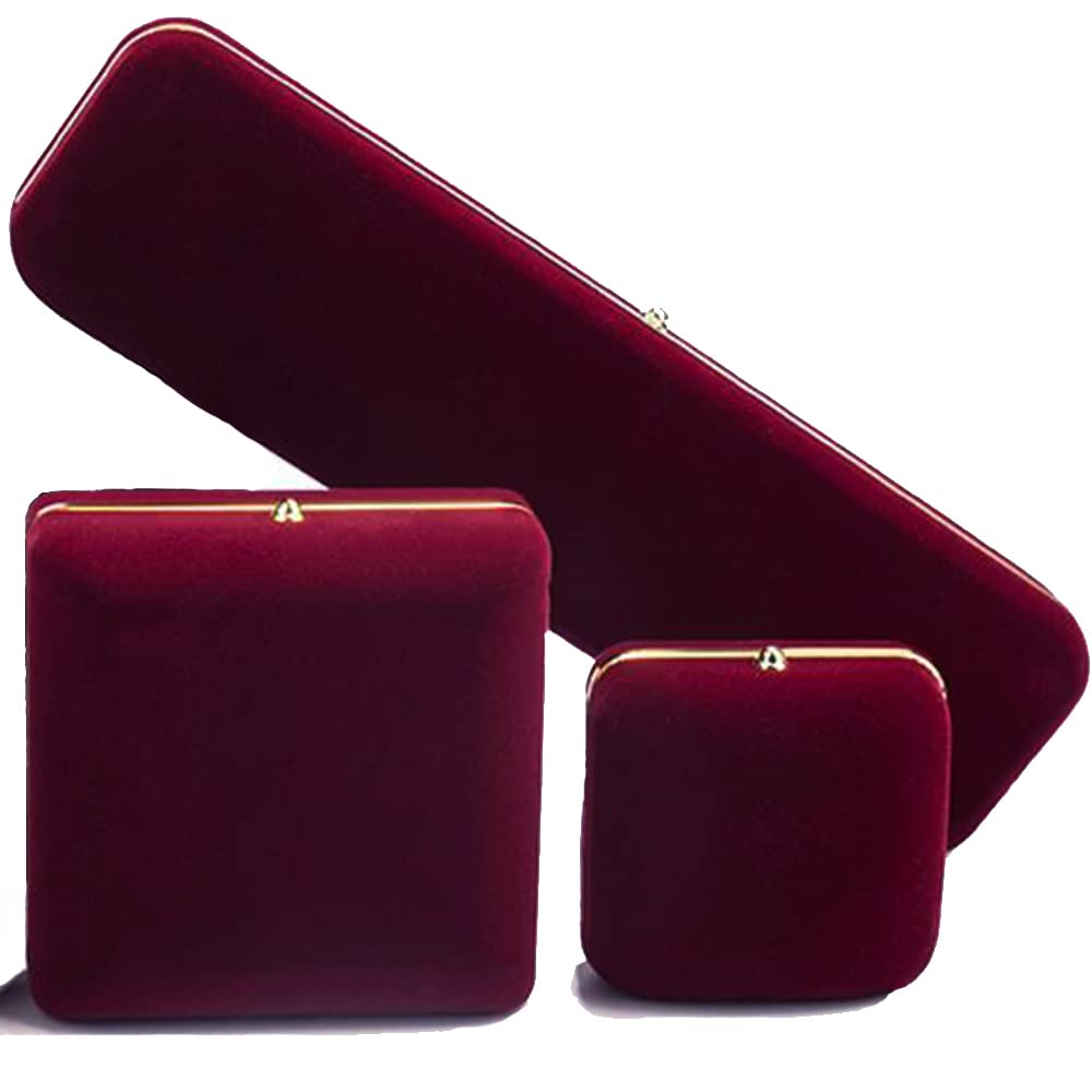 Self Adhesive Velvet Fabric StickyFelt Sheets ,Jewelry, Drawer Liners Craft Fabric Peel and Stick Paper 17.78 x 199.78 cm(Red)