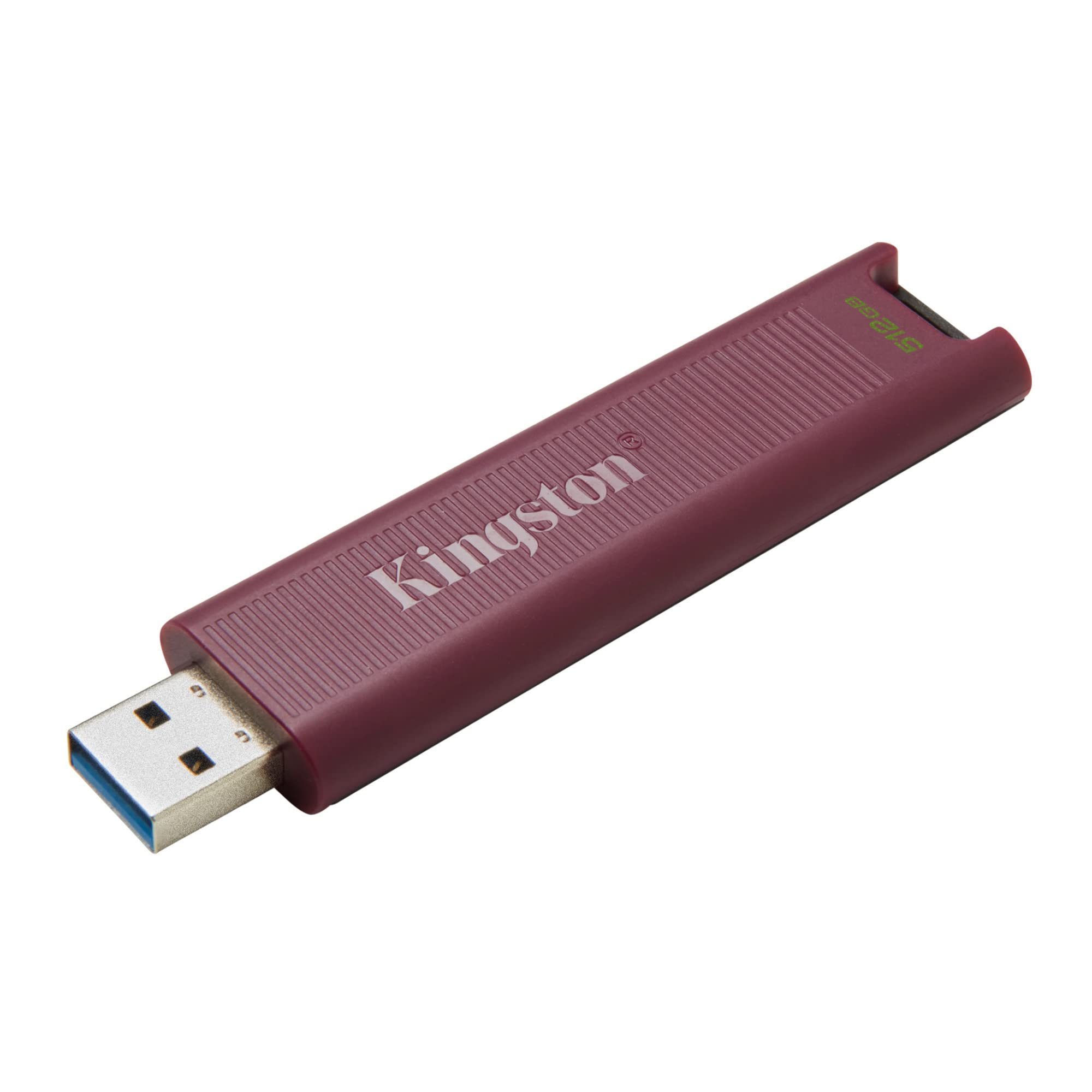 Kingston DataTraveler Max Type-A 512GB High Performance USB Flash Drive (2-Pack) Bundle with USB-C Adapter (3 Items)