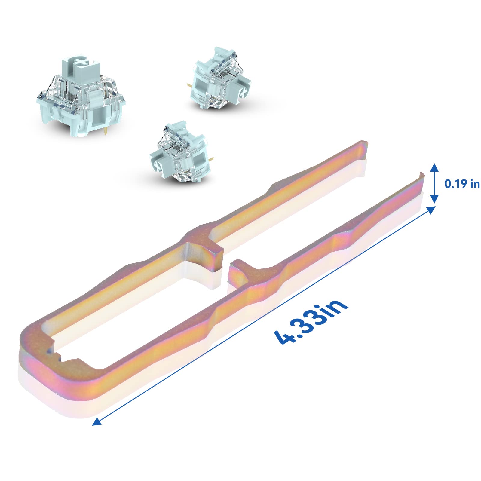 PFCKE Switch Puller, Titanium Steel Switch Puller for Mechanical Gaming Keyboard Switches.