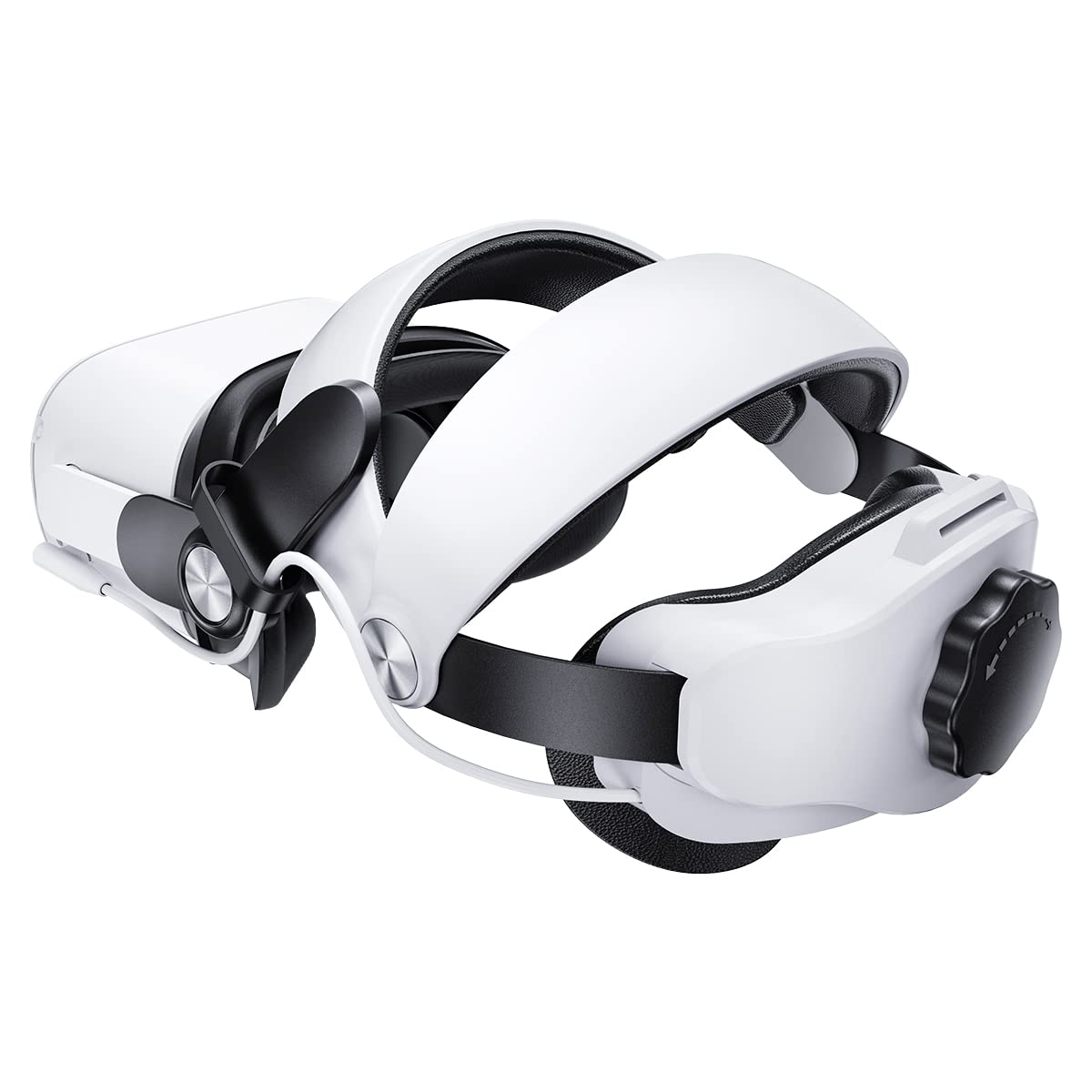 Head Strap with Battery Compatible with Oculus Quest 2, SOOMFON Strap Replacement Accessories with 10000mAh Battery Extend 8H Playtime, Enhanced Comfort Support in VR, Reduces Face and Head Pressure