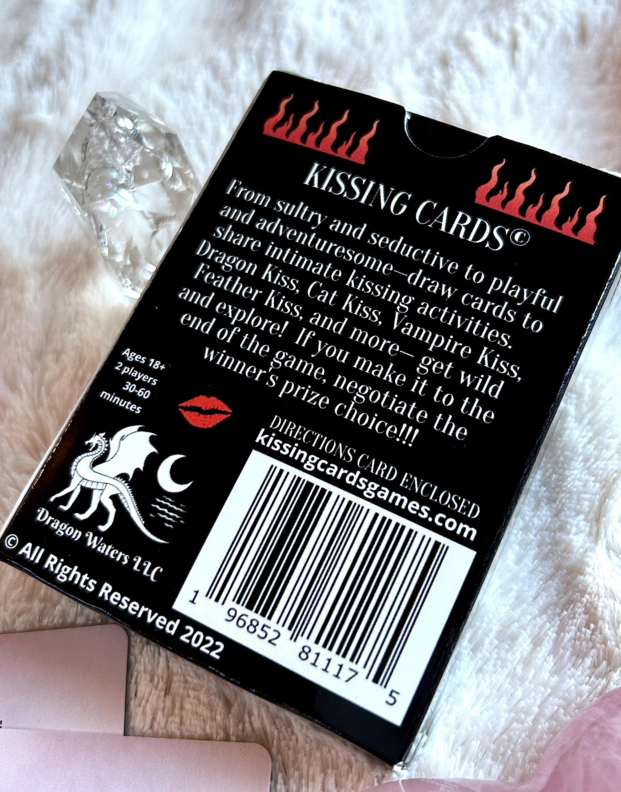 Kissing Cards © The Passionately Playful Partner Game. Fun Couple's Game. Couple Card Game. Couple Connection Game.