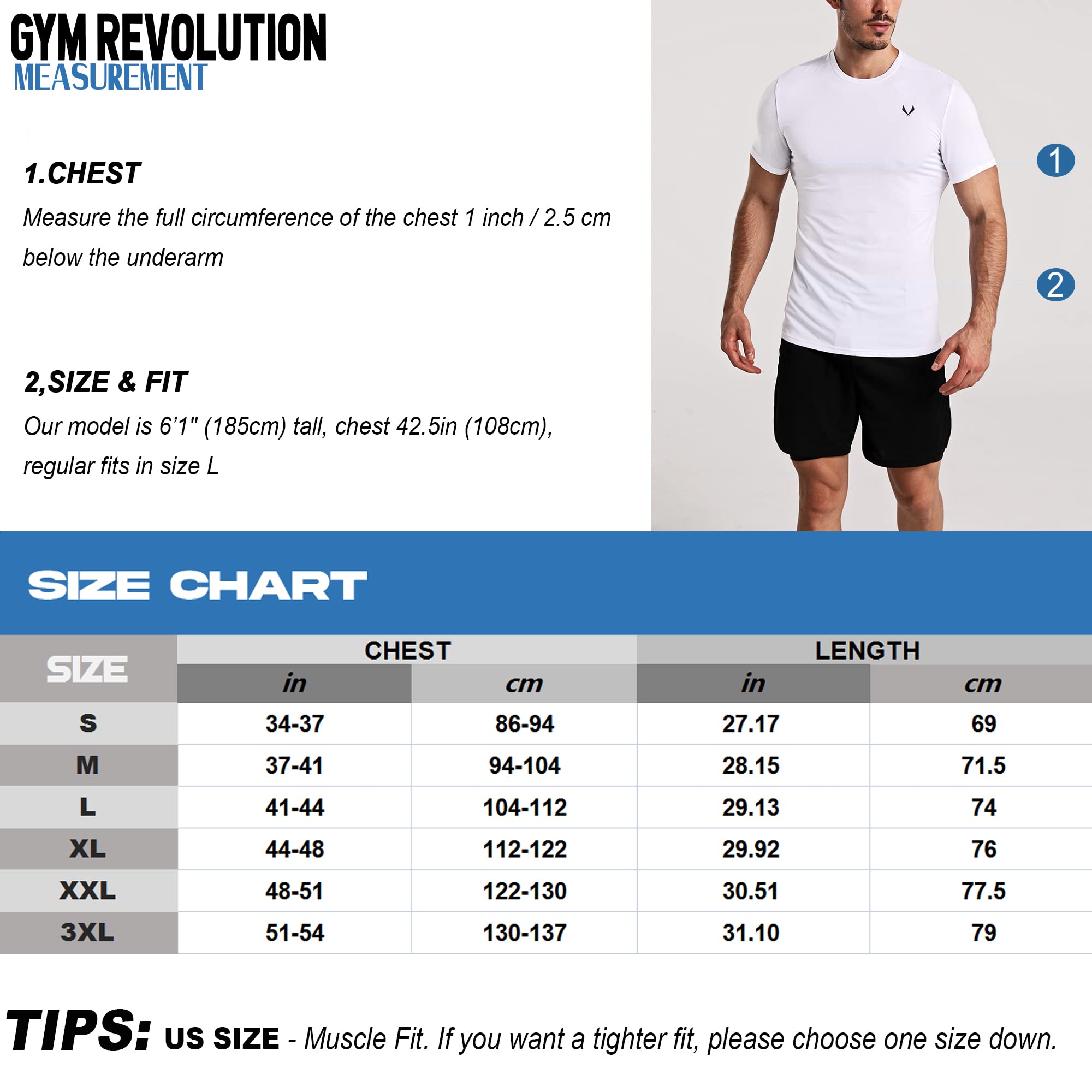 GYM REVOLUTION Men's 5 Pack Athletic Stringer Muscle Y Back Workout Racerback Fitness Tank Tops Black White Blue Green Grey M