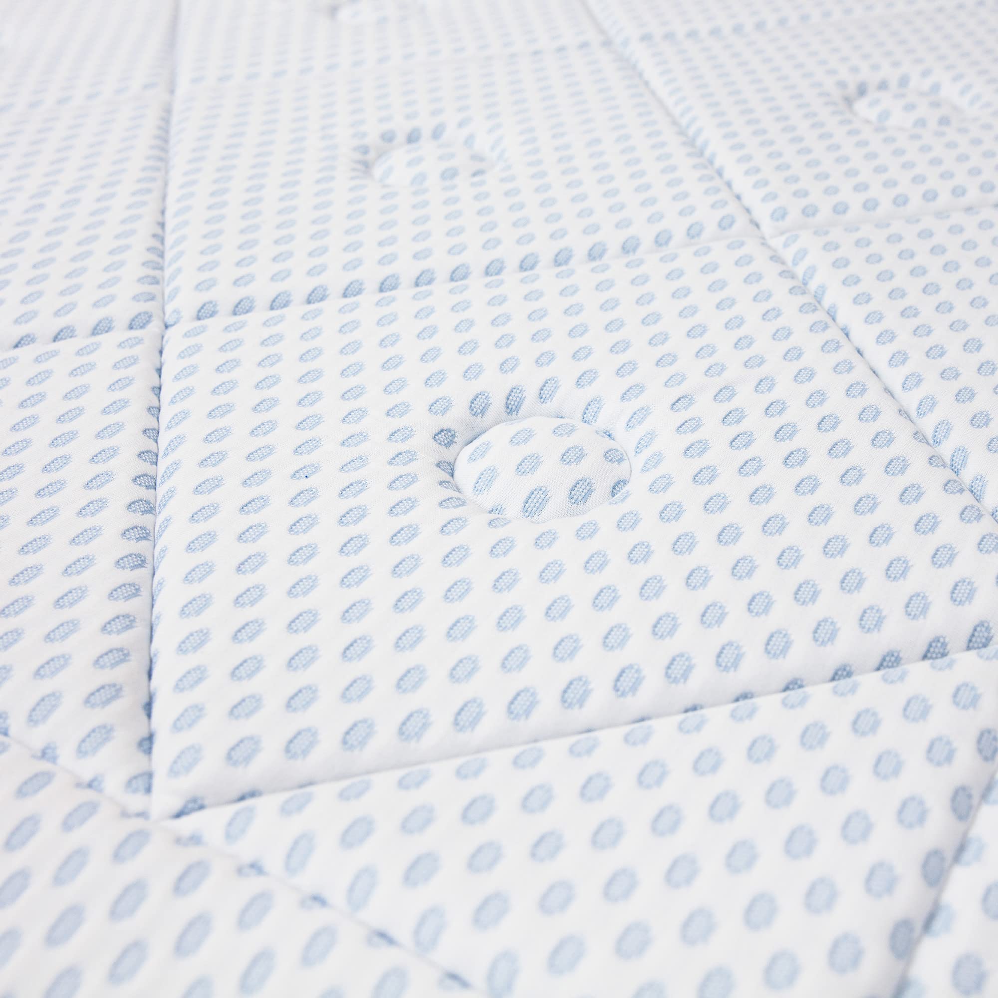 SensorPEDIC SensorCOOL 3-Inch Quilted Gel-Infused Memory Foam Bed Topper, King, White