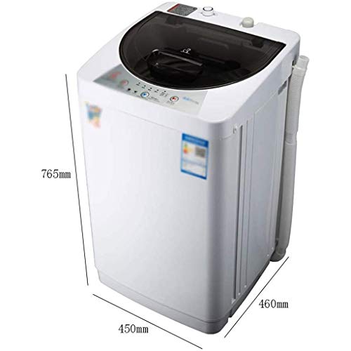 Full-Automatic Washing Machine Portable Compact Laundry Washer Spin with Drain Pump