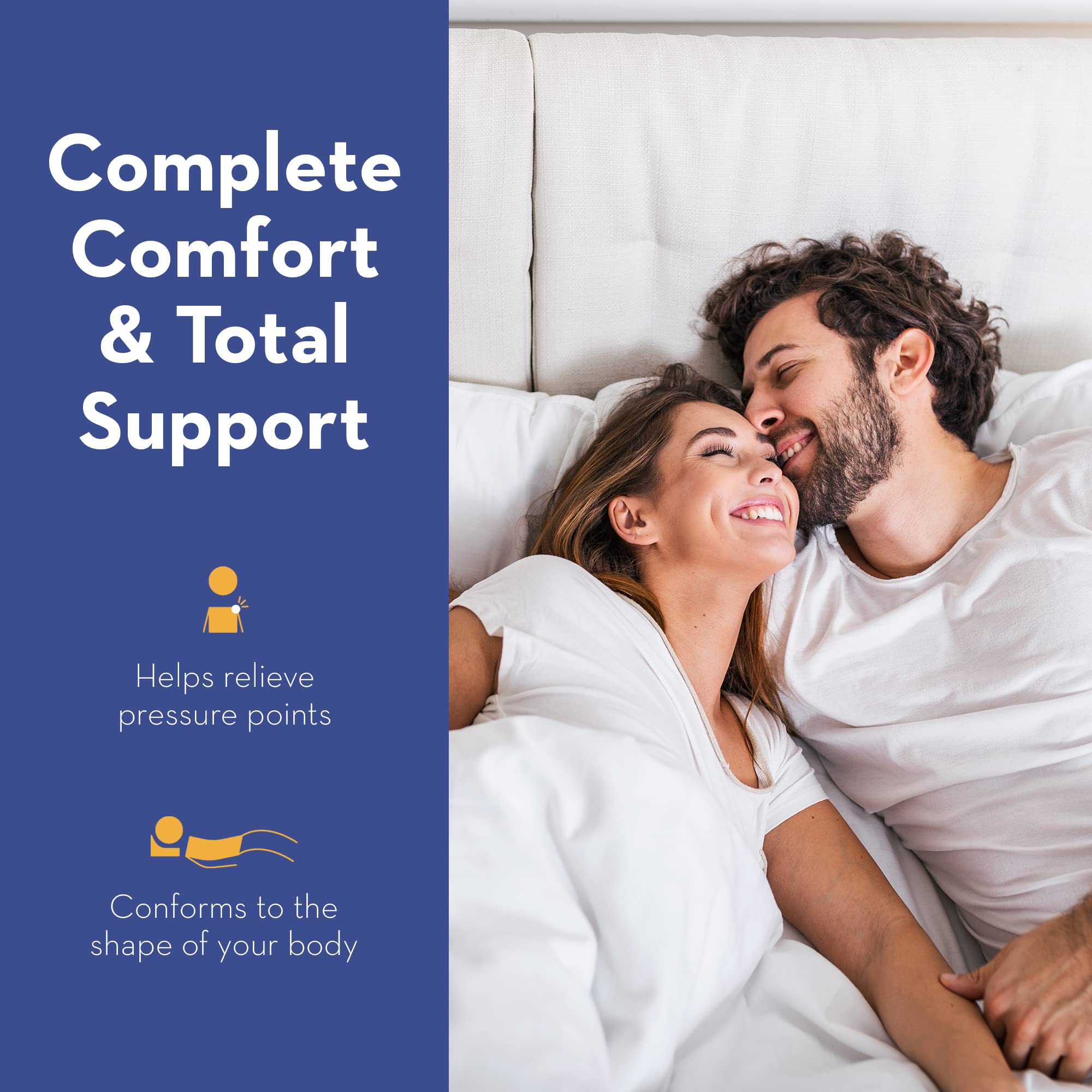 Serenia Sleep Cooling Mattress King Size, 14-Inch Quilted Plush Bed Mattress - Gel-Infused, Deep Pocket, Extra Thick, & Firm Memory Foam Mattress with Breathable Cover for a Comfortable Sleep