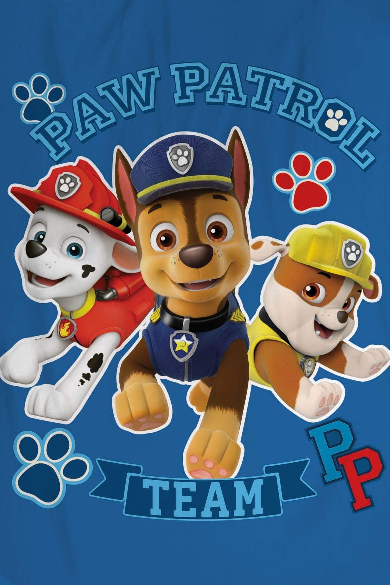 Paw Patrol Yelp for Help Fleece Blanket for Kids - Super Soft & Comfy Naptime Blanket - Cozy Blanket for Bed, Couch, Chair & Baby Bed - Plush Baby Blanket for Children, Boys, Girls, Toddlers
