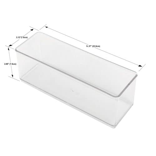 The Home Edit 6 Piece Kitchen Drawer Edit, Clear Plastic Storage System