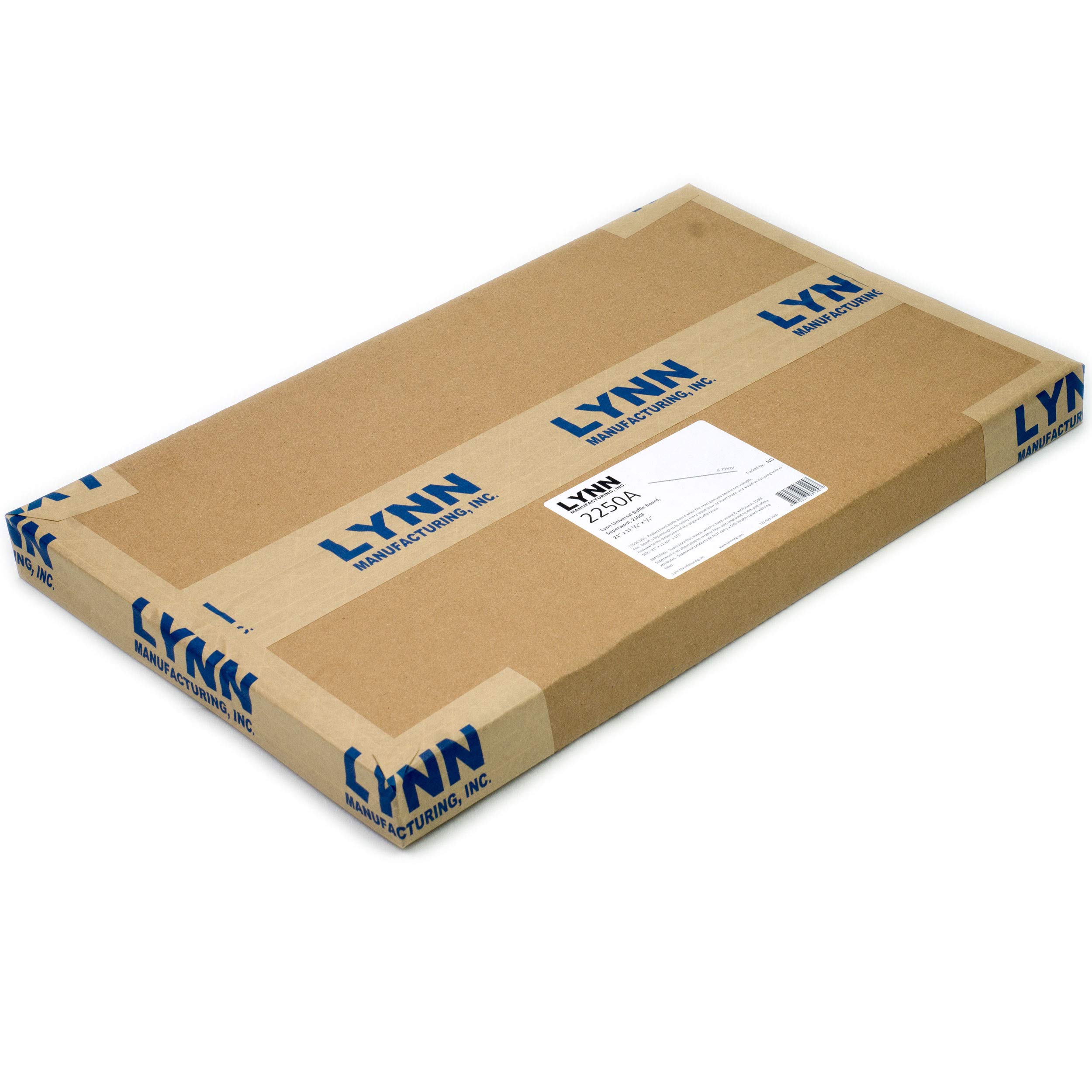Lynn Manufacturing Universal Baffle Board, 2100F, 21'' x 11-3/4'' x 1/2'', for Wood Stove, High Temperature Rated, Ceramic Fiber Alternative, Rigid, 2250A