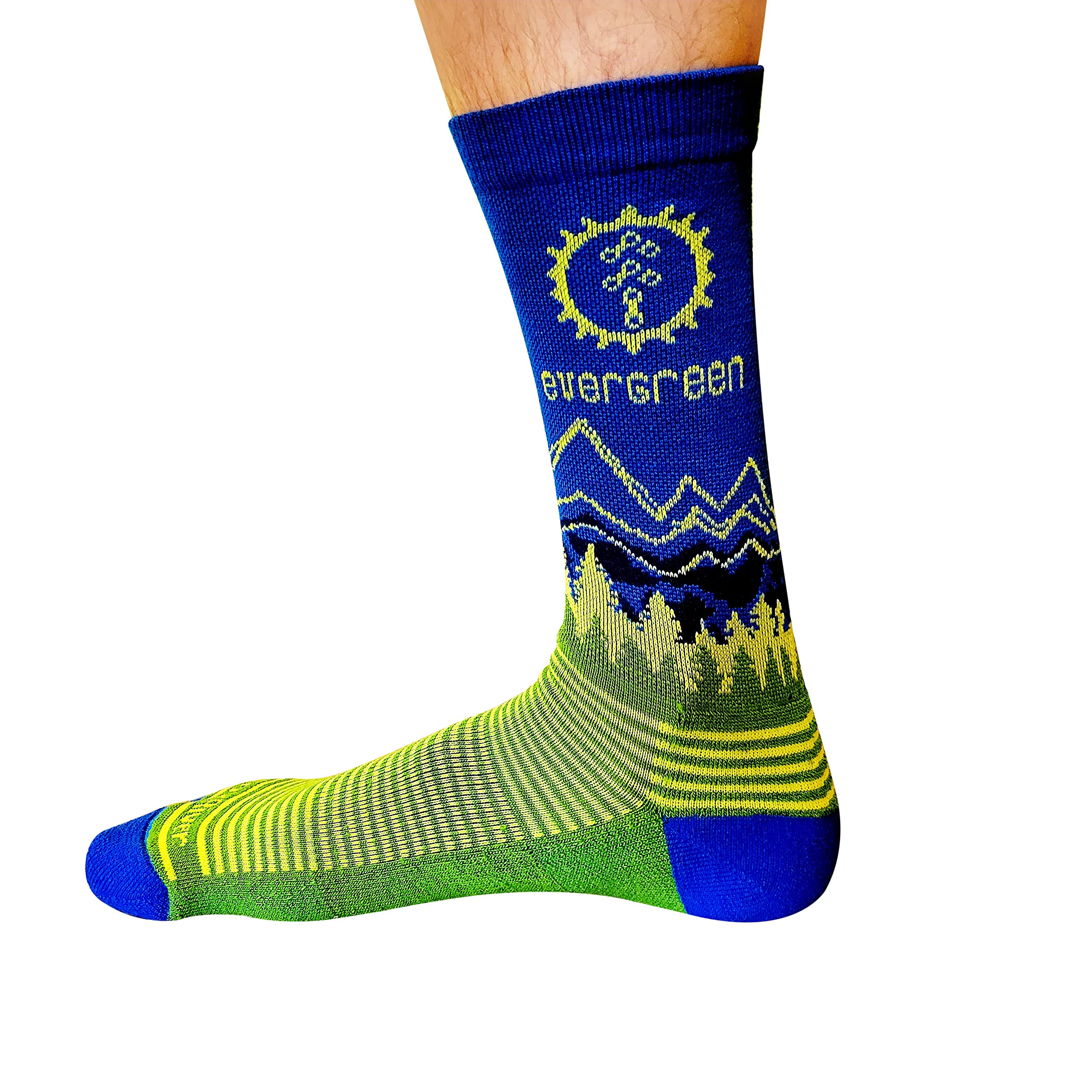 Evergreen Mountain Bike Alliance Wool Crew Sock M